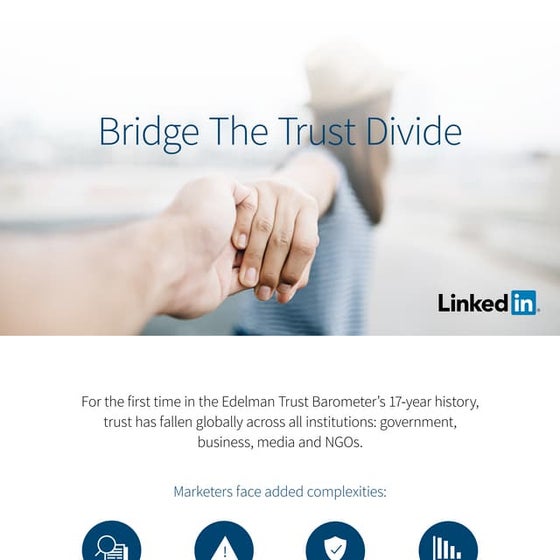 How to Bridge The Trust Divide [Infographic] | PDF