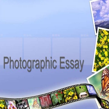 Photographic Essay | PPT