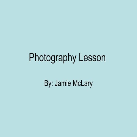 Photography | PPT