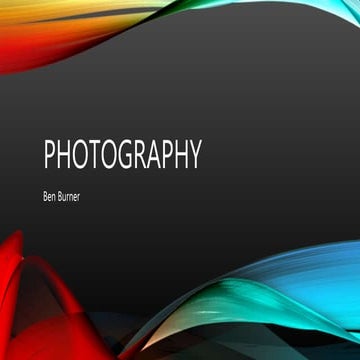Photography Informative Speech | PPTX