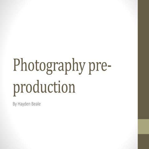 Photography 2 | PPT