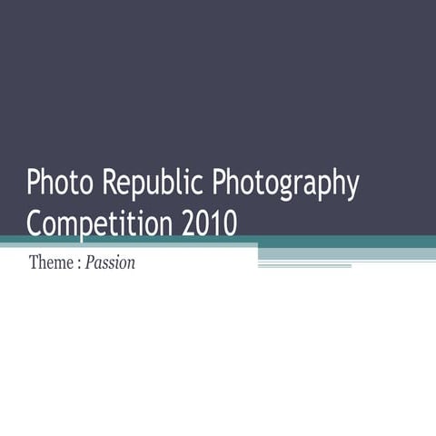 Photography competition | PPT