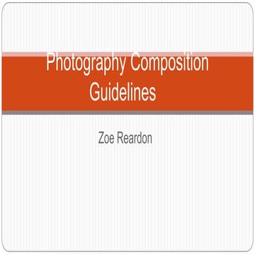 Photography composition guidelines | PPT