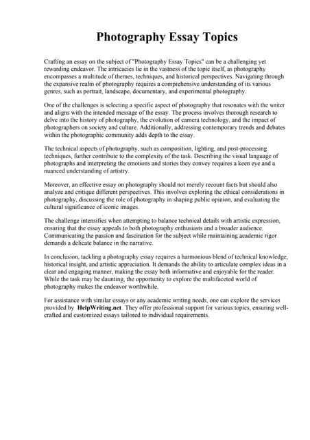 Examples Of Photo Essay.pdf