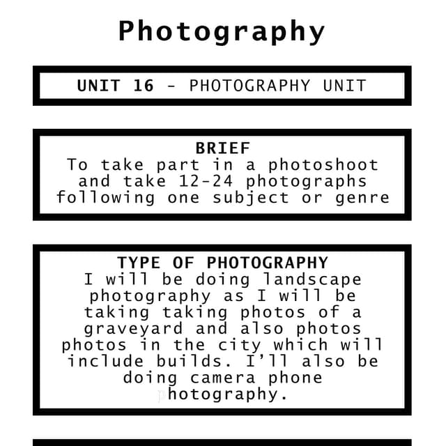 Photography evaluation | PDF