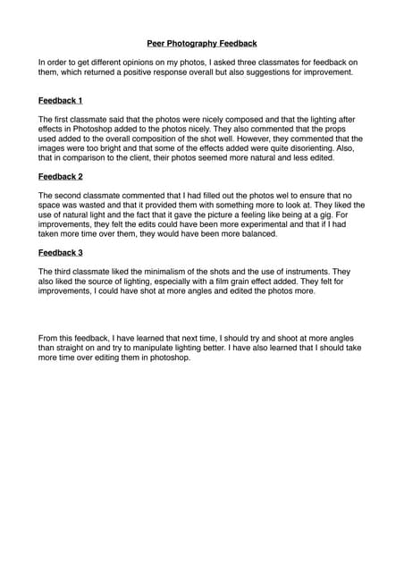 Research into photography | PDF