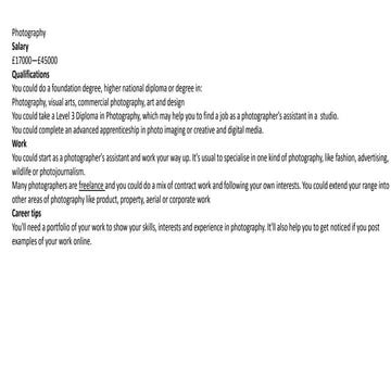 Photography Assessment | PPTX