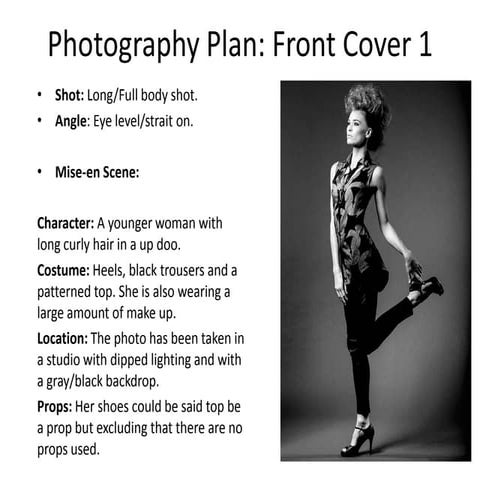 Photography plan | DOCX
