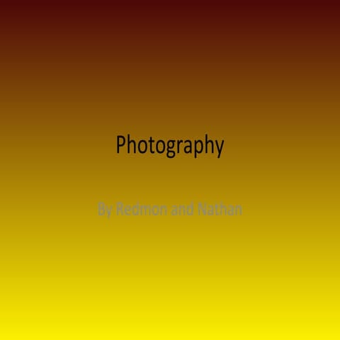 Photography powerpoint | PPT