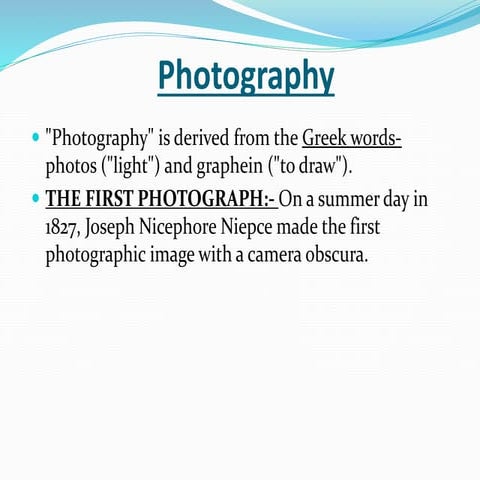 Photography Tips for Beginners | PPTX