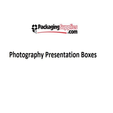 Photography Presentation Boxes | PPTX | Cameras and Camcorders ...