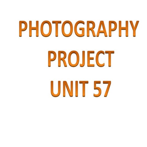 Research into professional photography | DOCX