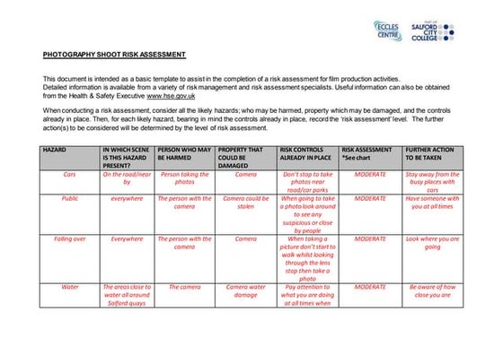Risk assessment (1) | PPT