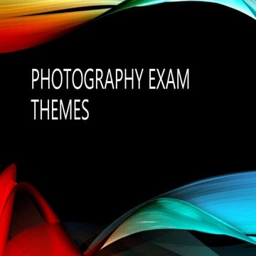 Photography themes | PPTX