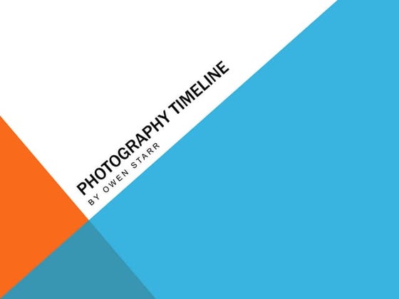 History of photography | PPT