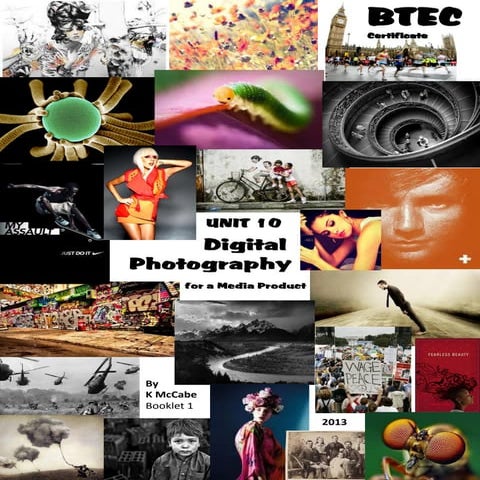 BTEC Level 2 Creative Digital Media Production: Photography Booklet | PDF