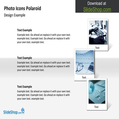 Photo icons polaroid | PPT