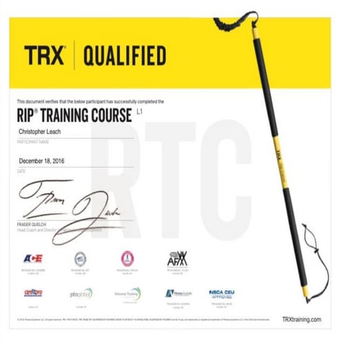 TRX Rip Training Certification | PDF