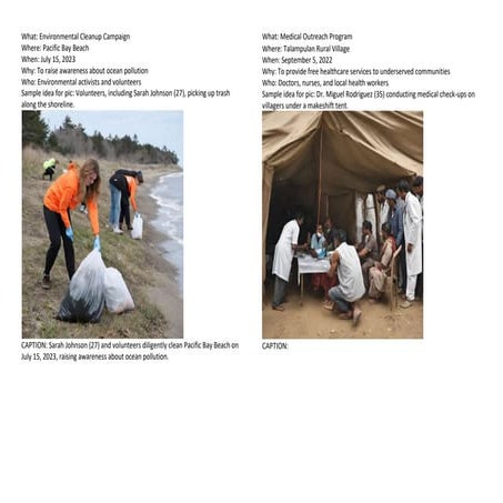 photojournalism activity on strengthening captioning skills | DOCX