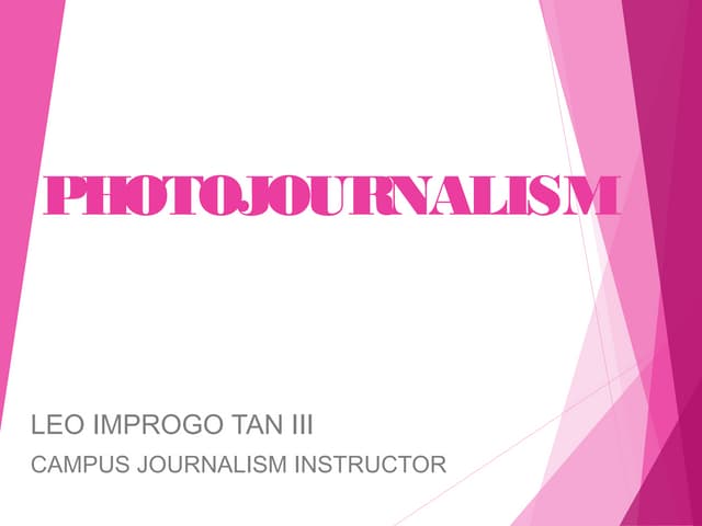 Campus Journalism (Writing Features) | PPT