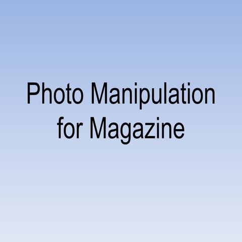 Magazine for Oxford University | PPTX