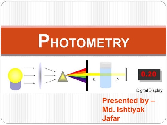 Uv visible spectrophotometer | PPT | Chemistry | Science