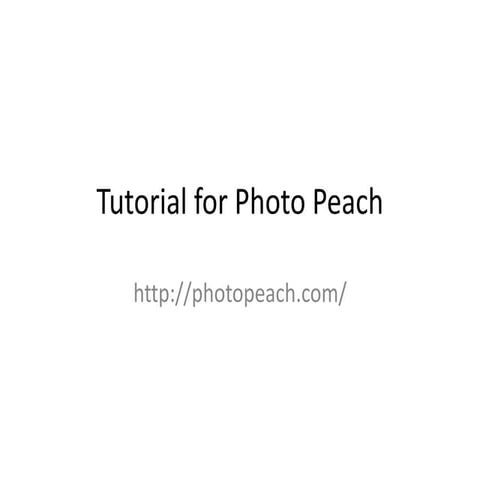 Photopeach Tutorial | PPTX