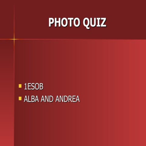 Photo quiz | PPT