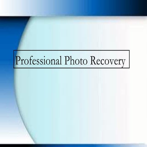 Recover Deleted Photos – Photo Recovery Software | PPT