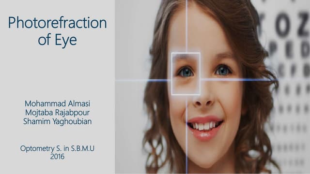 Autorefractometry: principle and procedure. | PPTX