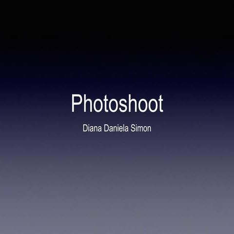 Photoshoot 2 | PPTX