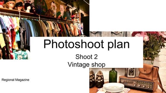 Photo shoot planning | PPT