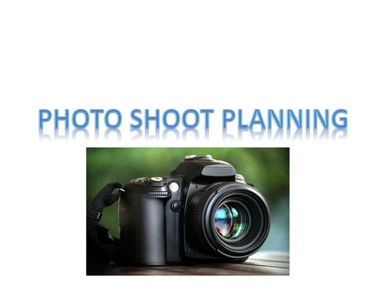 Photoshoot analysis | PPT