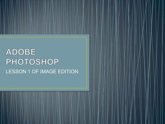 Photoshop notes | PDF