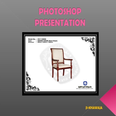 Presentation of photoshop works. | PPTX
