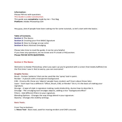 Photoshop Guide | PDF