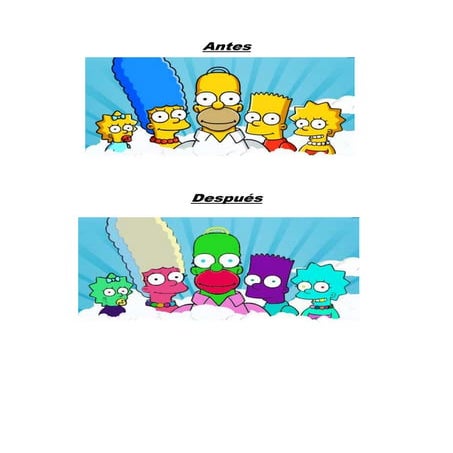 Photoshop los simpsons | DOC