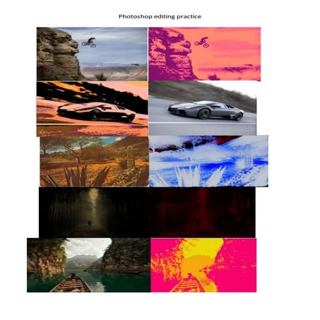 Photoshop practice | DOCX