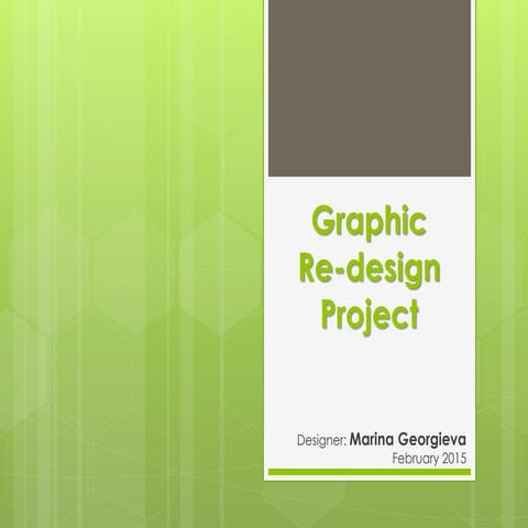 Graphic re-design presentation (Feb. 2015) | PDF