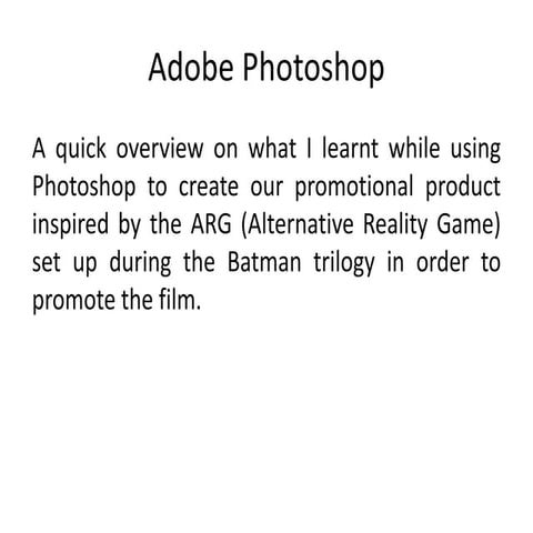 10 photoshop techniques for visualization | PDF