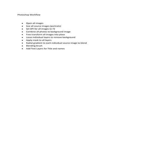 Photoshop workflow mac | DOCX