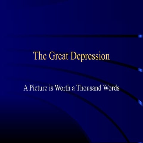 Great Depression PowerPoint | PPT