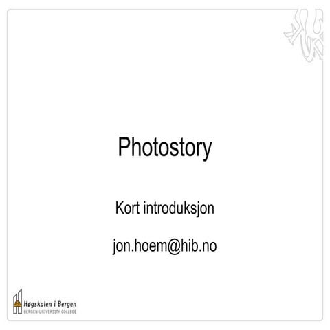Photostory | PPT