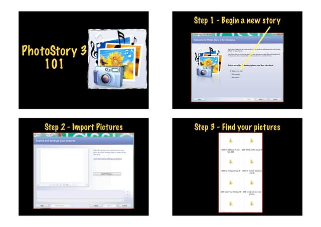 Photo story 3 tutorial | PDF