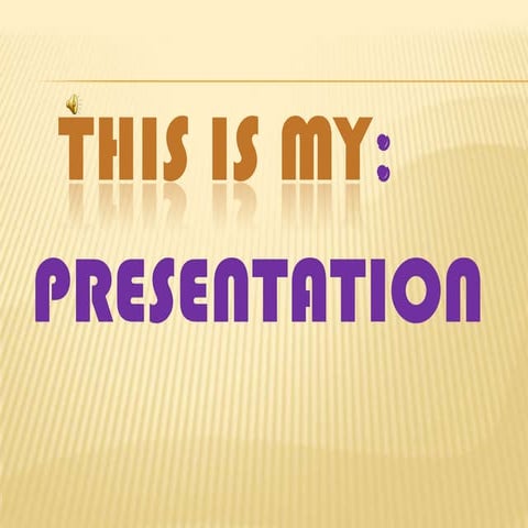 All About Myself | PPT