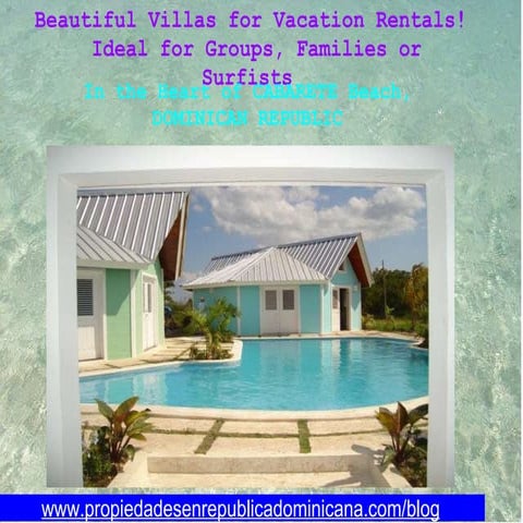 Photos Villas Cabarete Beach Vacation Rentals | PPT
