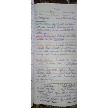 Lesson plan of science (photosynthesis)) | PPTX