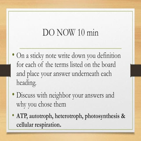 8th Grade Science: Photosynthesis Slides | PDF