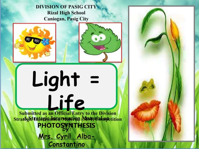 Photosynthesis Light-Dependent and Light-Independent Reaction.pptx
