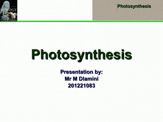 Light reaction of photosynthesis | PPTX | Chemistry | Science